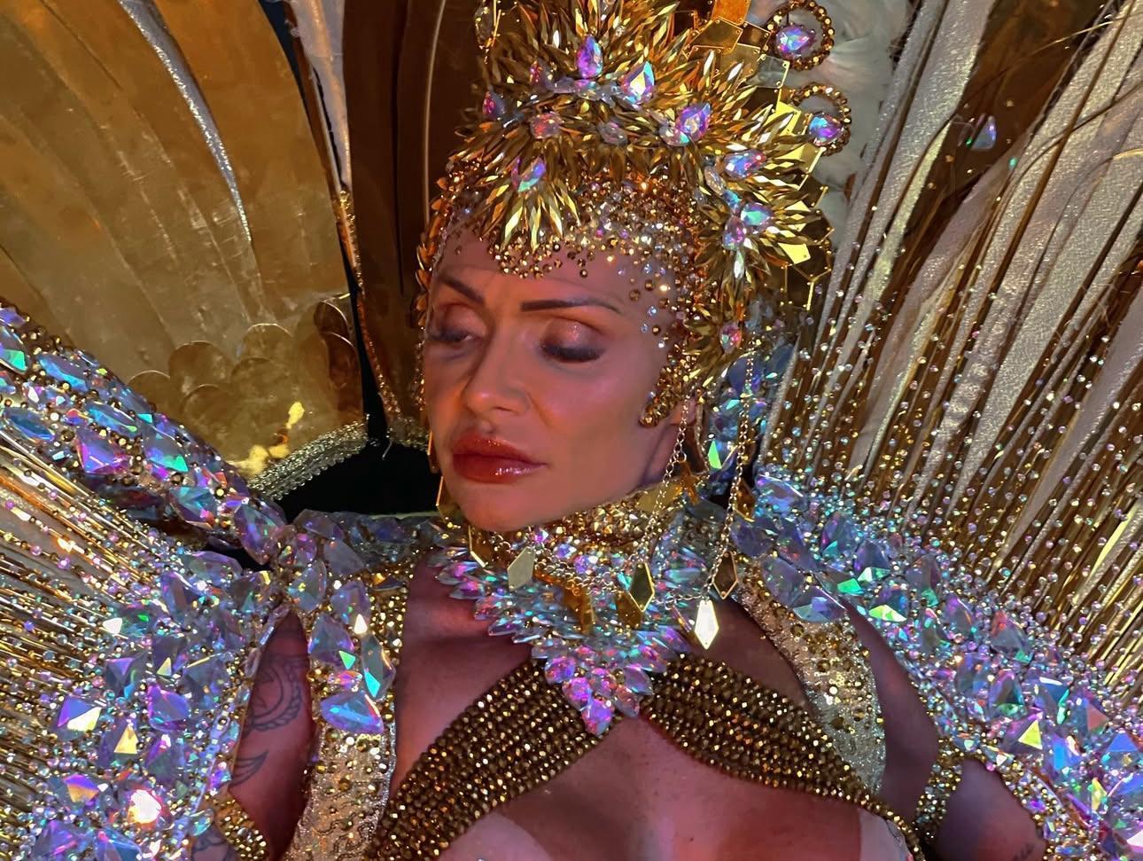 Aline Bianca, musa de escola de samba, sofre infarto horas após desfilar e morre no Espírito ...